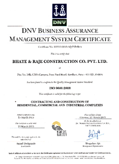 Quality - Bhate & Raje Construction Company Pvt. Ltd.